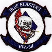 AV8R Stuff - VFA-34 "BLUE BLASTER" Patches